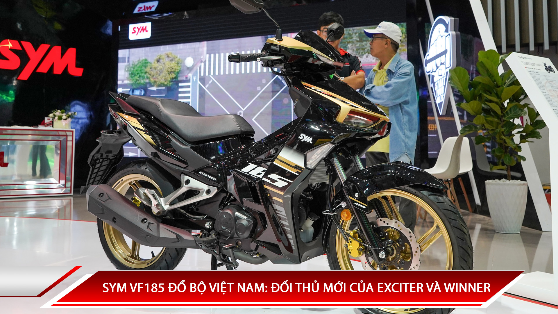 SYM VF185 ĐỔ BỘ VIỆT NAM: ĐỐI THỦ MỚI CỦA EXCITER VÀ WINNER