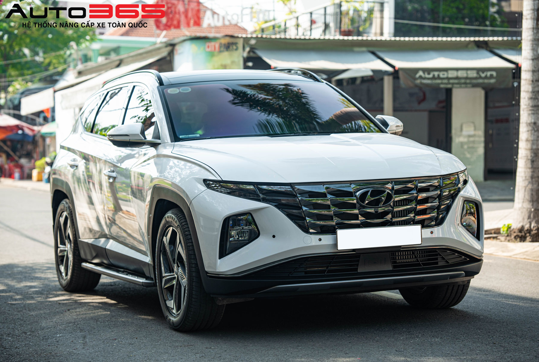 HYUNDAI TUCSON ĐỘ ĐÈN MỚI NHẤT NĂM 2024