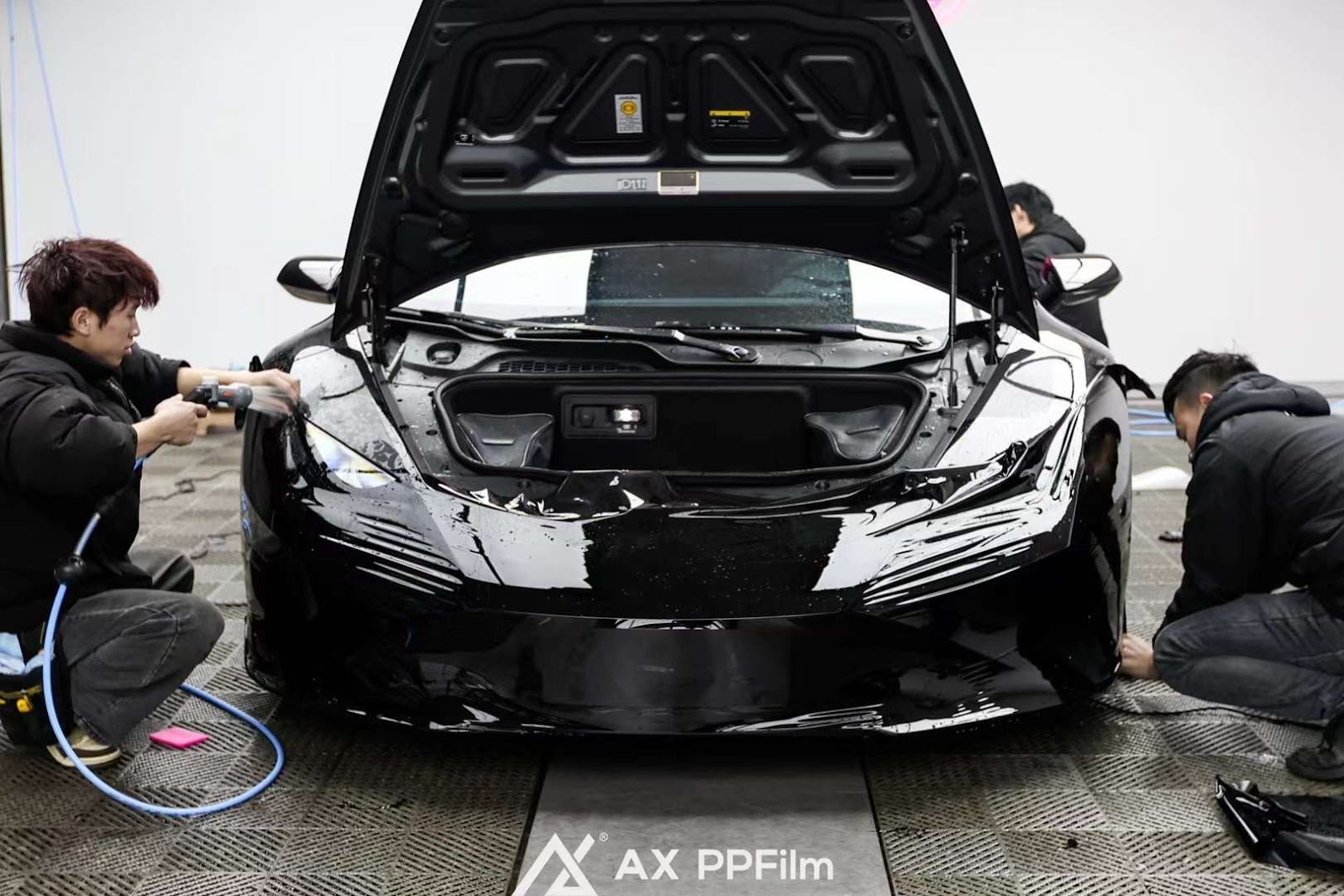 LAMBORGHINI HURACAN EVO DÁN AX COLOR PPF - SUPER BLACK