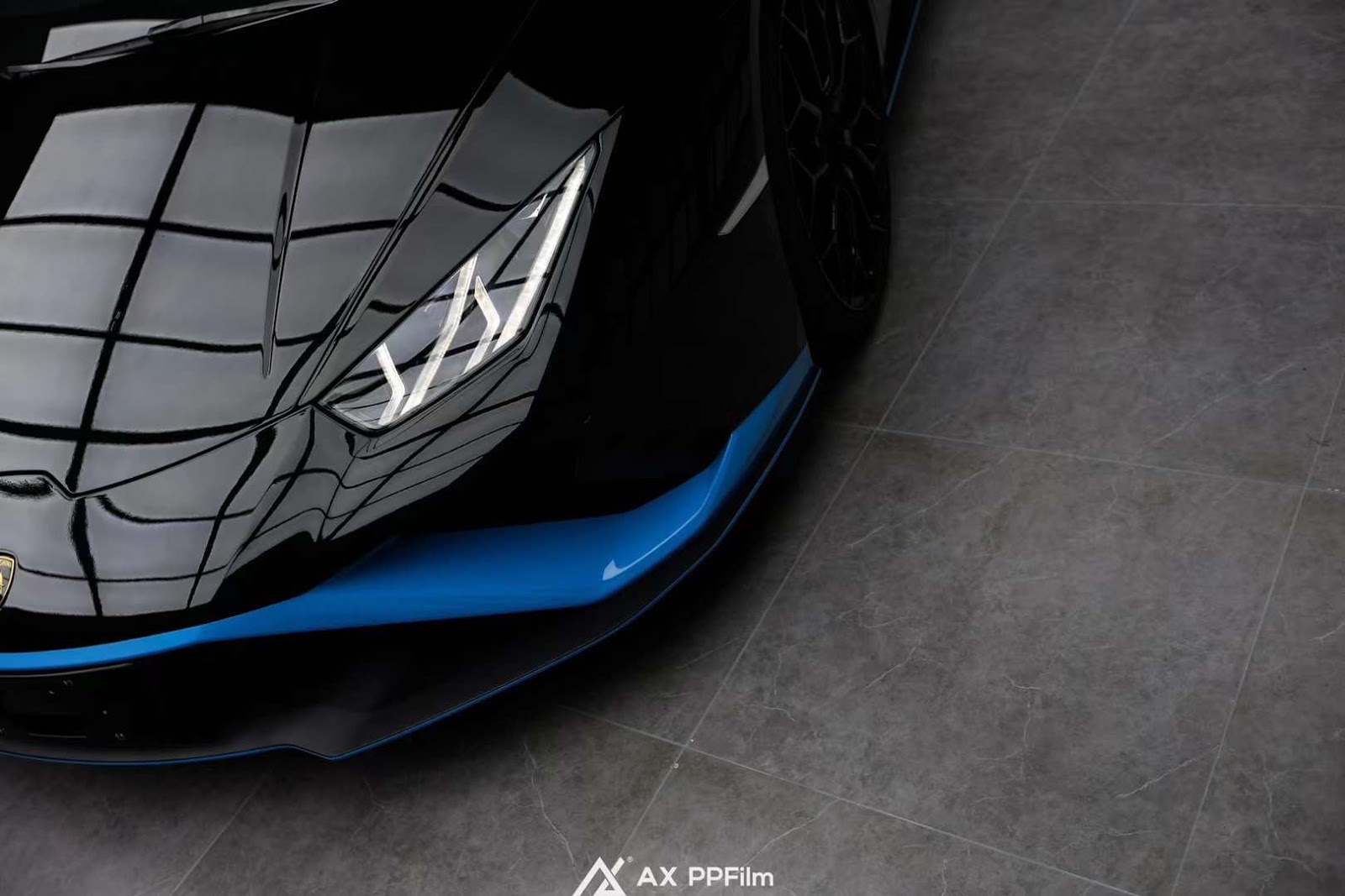 LAMBORGHINI HURACAN EVO DÁN AX COLOR PPF - SUPER BLACK