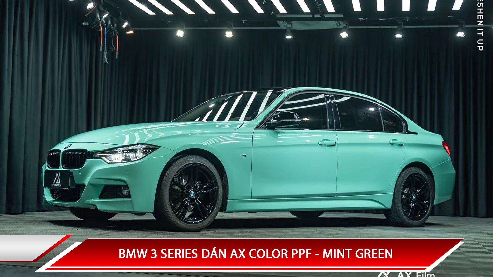 BMW 3 SERIES DÁN AX COLOR PPF - MINT GREEN